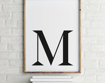 Large letter m | Etsy