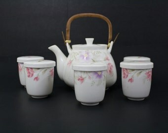 Bone china teapot | Etsy