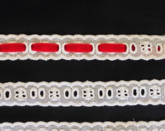 Eyelet lace trim | Etsy