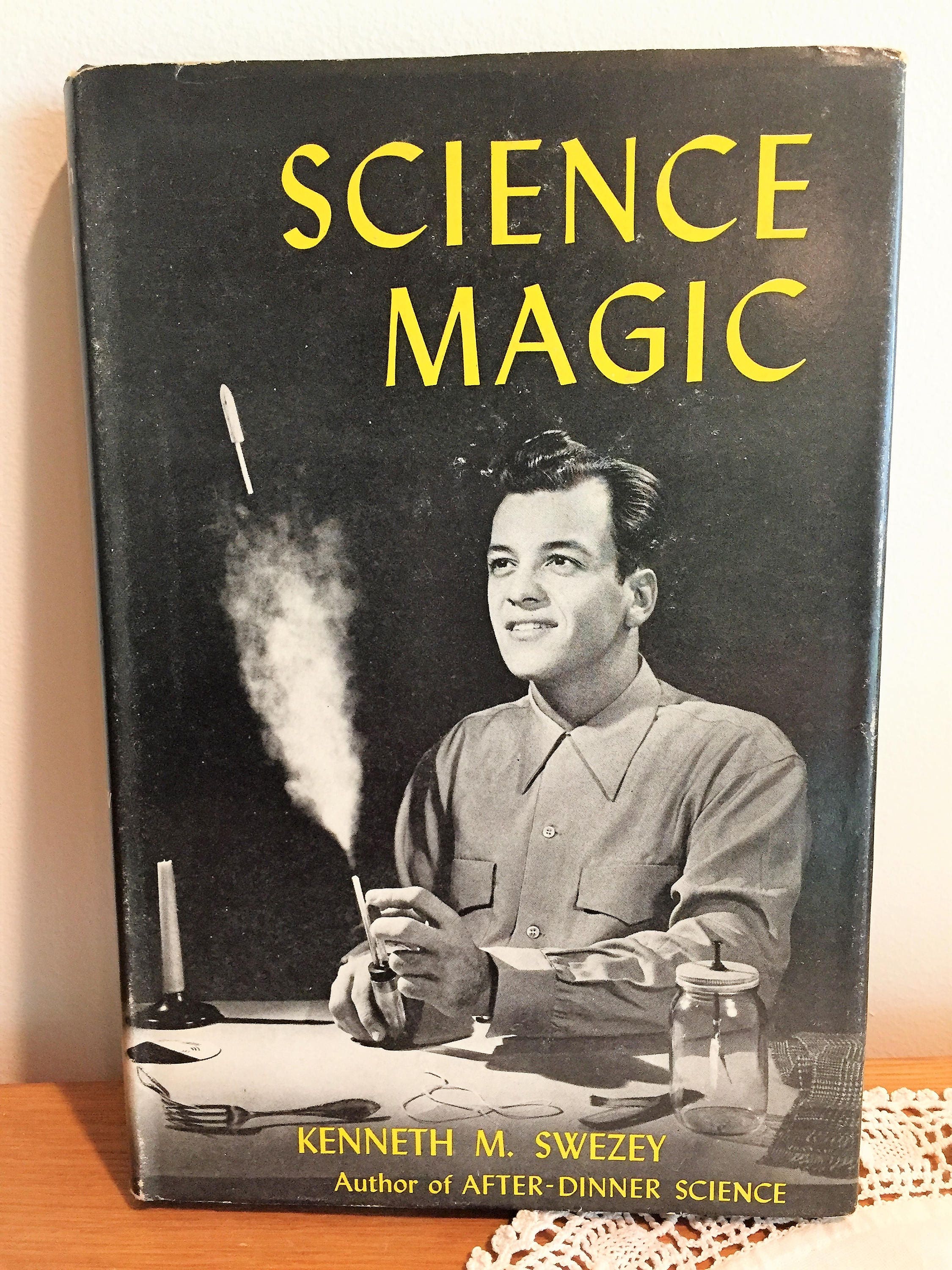 Science Magic Book Mid Century Experiments School science-magic-book-mid-century-experiments-school