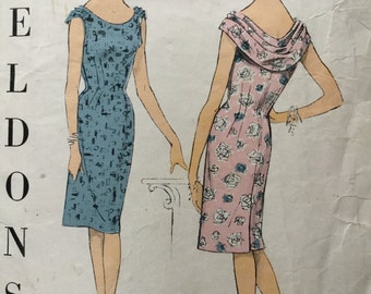 Cowl back dress | Etsy