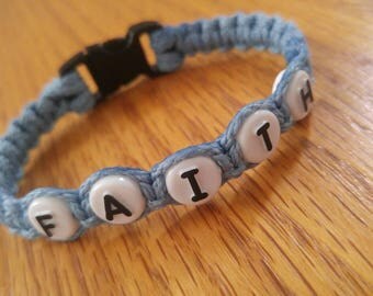 Faith bracelet | Etsy