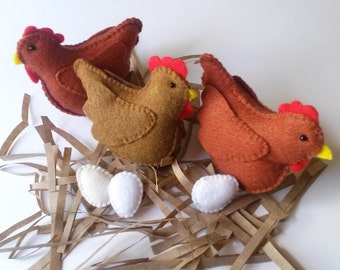 Monster Pencil Topper set of Four Felt Pencil Toppers