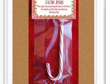 Candy cane tags | Etsy