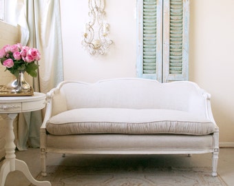 Shabby chic sofa | Etsy