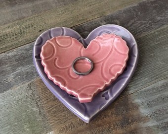 Heart shaped plates | Etsy