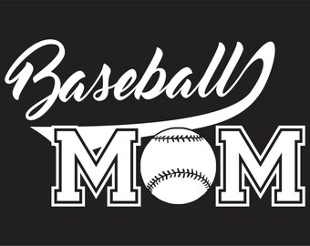 Baseball mom decal | Etsy