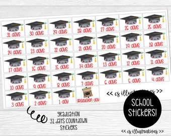 Graduation countdown | Etsy