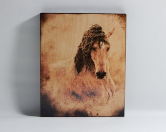 Horse pyrography | Etsy