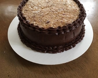 TEA CAKES PDF Felt Food Pattern German Chocolate Black