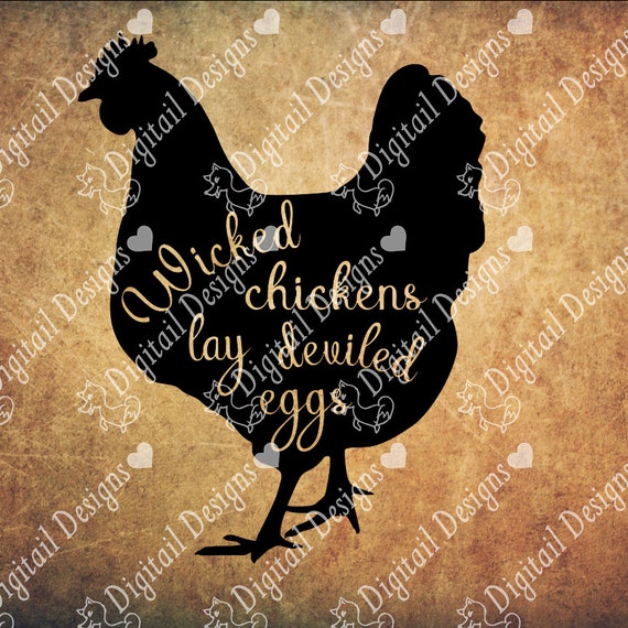 Chicken SVG png dxf eps fcm ai Cut file for