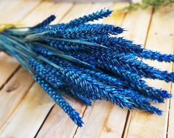 Blue wheat | Etsy