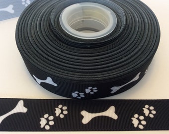 Paw print ribbon | Etsy
