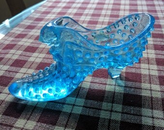 Fenton glass shoe | Etsy