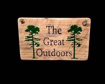 Outdoor wood sign | Etsy