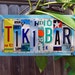 TIKI BAR Custom license plate sign / Happy Hour / beer lover