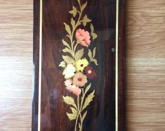 Wooden intarsia | Etsy