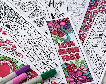 Coloring cards | Etsy