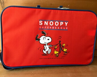 Snoopy suitcase | Etsy