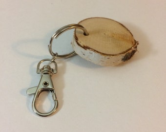 Wood burned keychain | Etsy