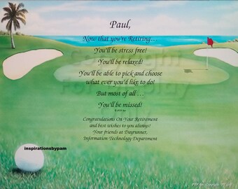 Golf poem | Etsy