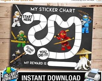 Ninjago stickers | Etsy