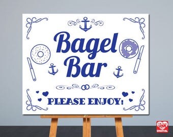 Bagel sign | Etsy