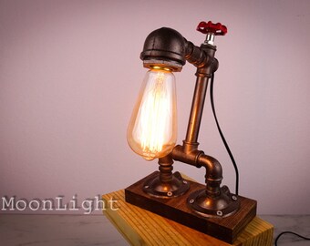 Vintage robot lamp | Etsy