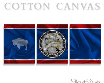 Wyoming flag | Etsy