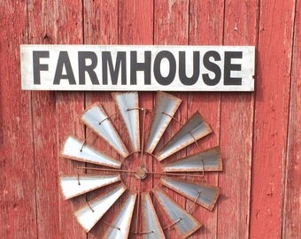 Large farmhouse sign | Etsy
