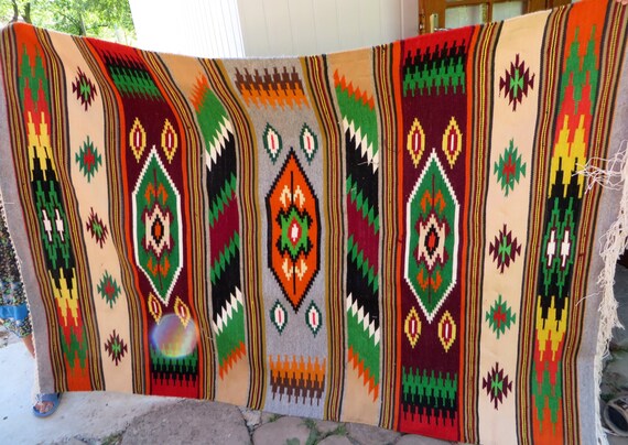 Aztec Rug Navajo Rugs Southwestern Print Ethnic Wall
