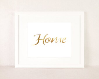 Gold lettering | Etsy