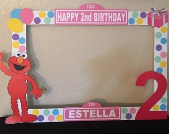 Elmo photo frame | Etsy
