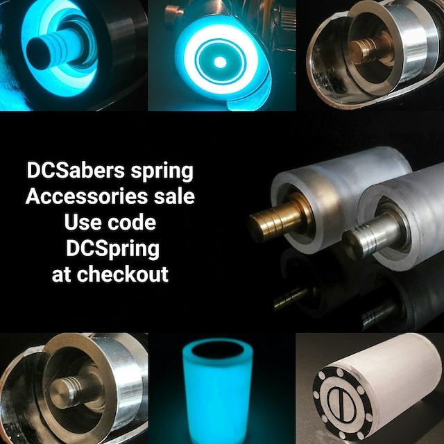 Custom Lightsaber Blade Plugs and Accessories by DCSabers on Etsy