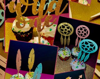 Teepee cake topper | Etsy