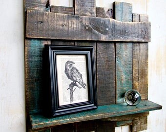 Rustic shelf | Etsy
