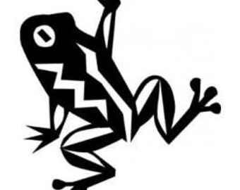 Tribal frog | Etsy