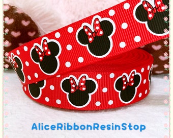 Minnie mouse ribbon | Etsy