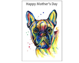 French bulldog cards | Etsy