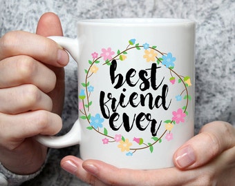 A Good Friend A Best Friend Coffee Mug Girlfriend Gift Cute