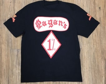 THE Pagans 16s ring sterling silver 1%er Outlaw one percenter