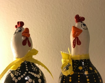 Gourd chickens | Etsy