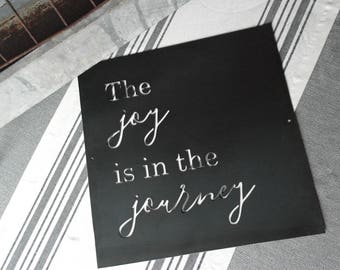 Joy metal sign | Etsy