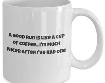 Funny running mug | Etsy