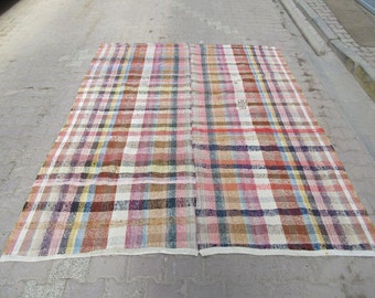 Vintage rag rug | Etsy