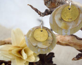 Birch bark earrings | Etsy