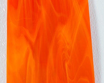 Orange stained glass | Etsy