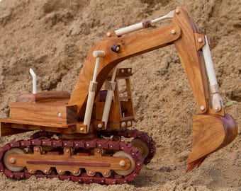 Wooden excavator | Etsy