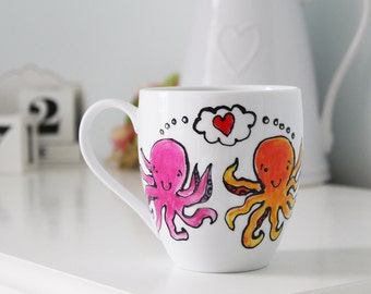 Octopus mug | Etsy