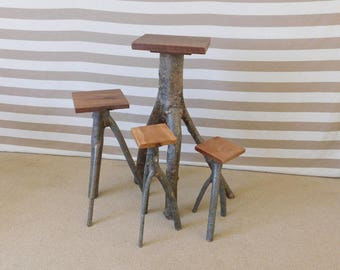 Walnut plant stand | Etsy